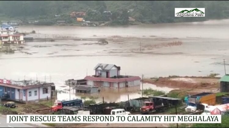 Joint rescue teams respond to calamity hit Meghalaya | Highland Post