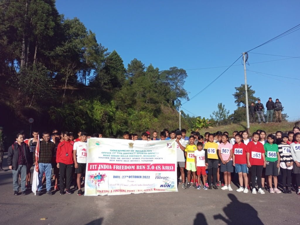 Fit India Freedom Run held at Mairang | Highland Post